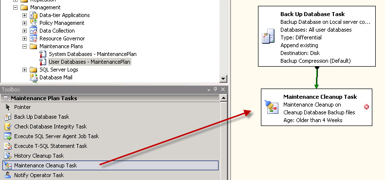 Creating a Maintenance Plan for SQL Server 2008 R2 for vCenter ...