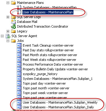 Creating a Maintenance Plan for SQL Server 2008 R2 for vCenter ...