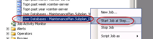 Creating a Maintenance Plan for SQL Server 2008 R2 for vCenter ...