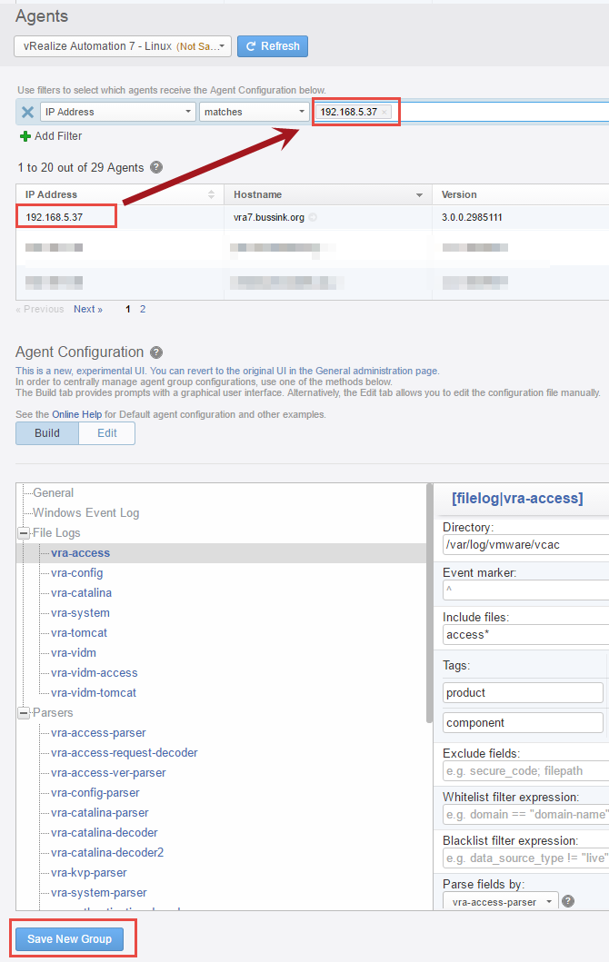 Enabling vRealize Log Insight agent on vRealize Automation 7 appliance ...
