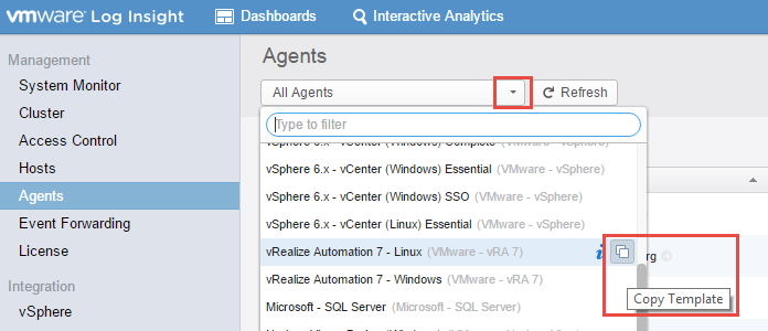 Enabling vRealize Log Insight agent on vRealize Automation 7 appliance ...