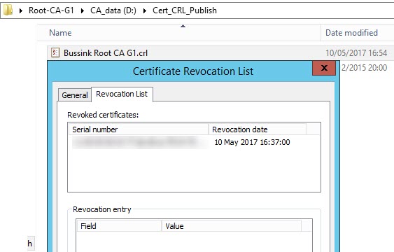 Issuing CA Renewal operation | Erik Bussink